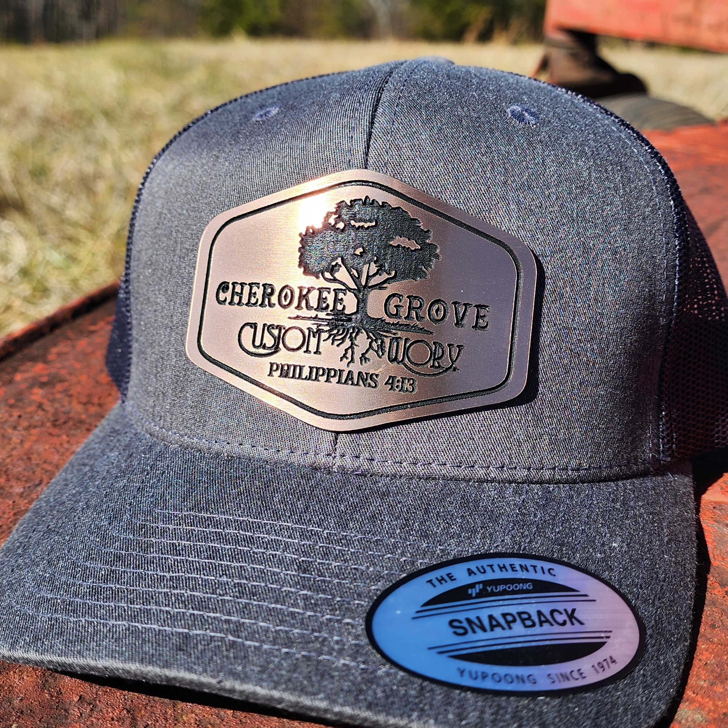 Cherokee Grove Trucker Hat – Cherokee Grove Custom Worx