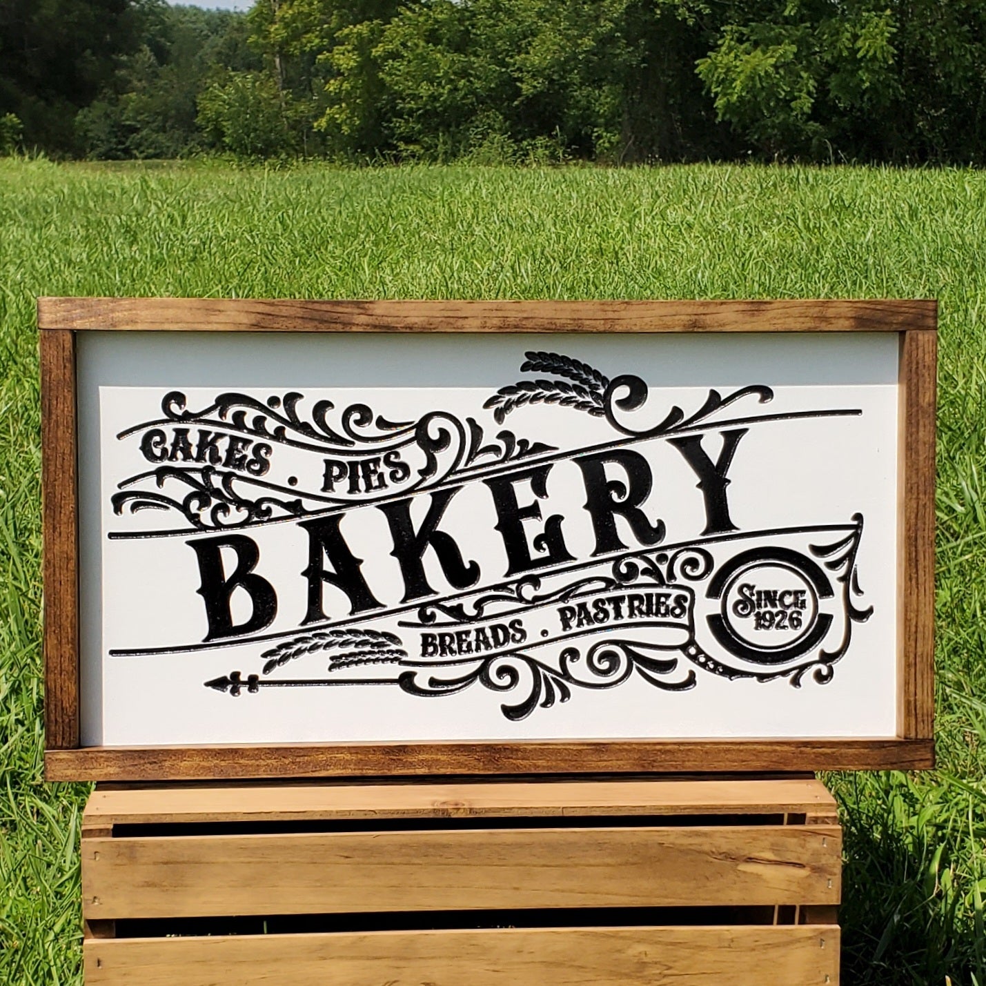 Bakery Cakes, Pies, Breads Sign | Farmhouse Signs – Cherokee Grove ...